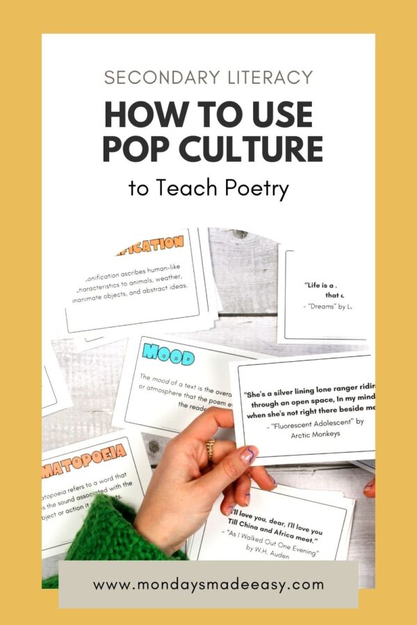 Figurative Language in Songs: Using Pop Culture to Teach Poetry