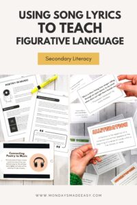 Figurative Language in Songs: Using Pop Culture to Teach Poetry
