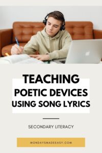 Figurative Language in Songs: Using Pop Culture to Teach Poetry