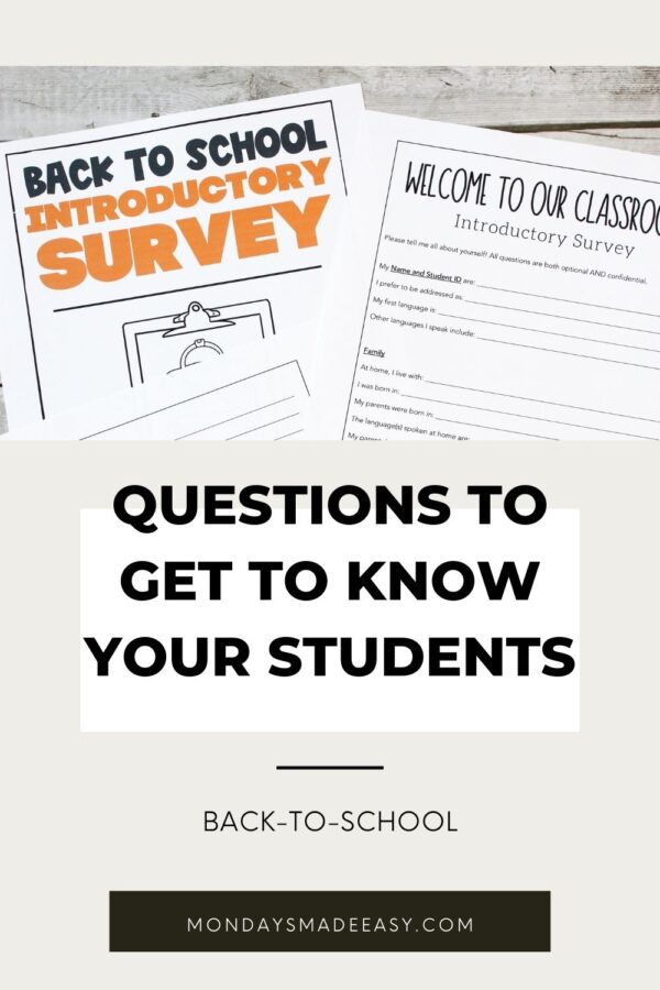Get to Know Your Students: 5 Engaging Questions to Ask on the First Day