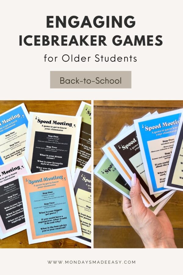 8 Back to School Icebreakers for High School Students