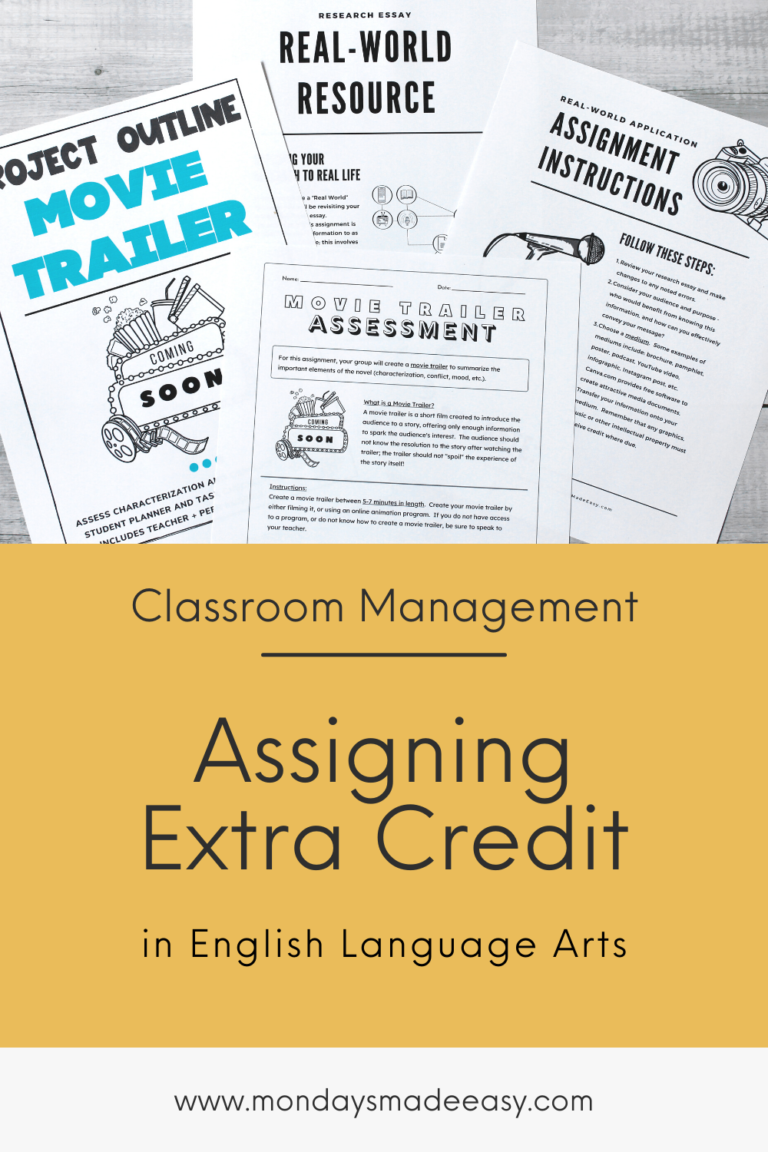 Extra Credit Assignment Ideas that Support Student Learning