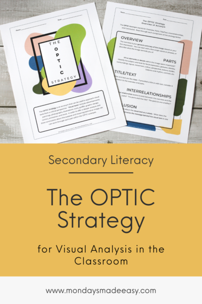 Teach Powerful Visual Literacy with the OPTIC Strategy &sitename%