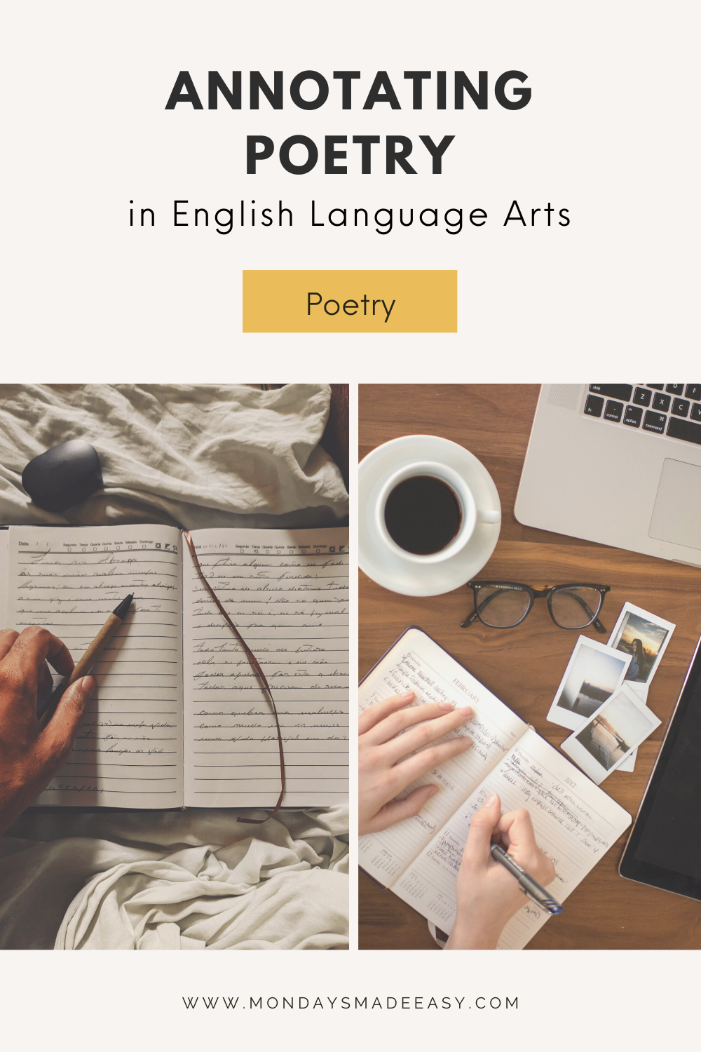 How to Annotate Poetry With Your Students in 4 Steps Mondays Made Easy