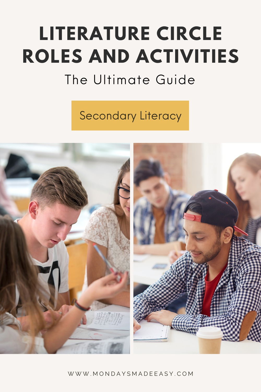 Literature Circle Roles and Activities: The Master Guide