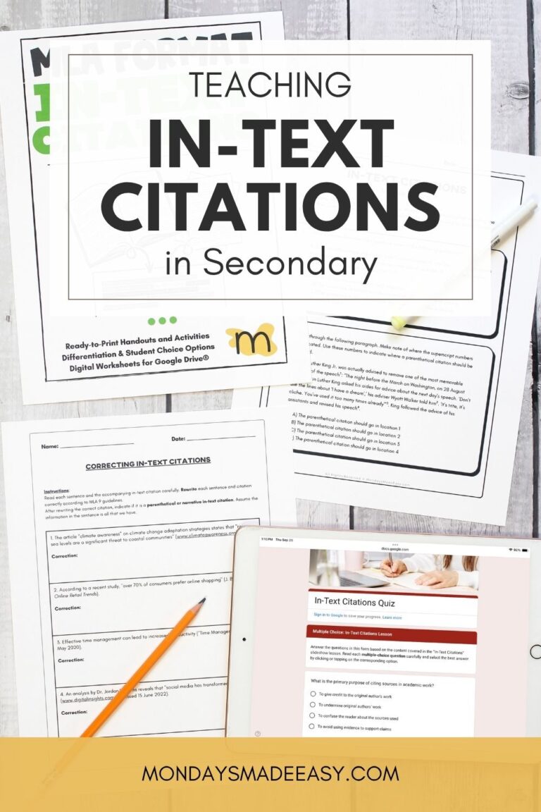 Teaching In-Text Citations and Integrating Quotations in Research Writing