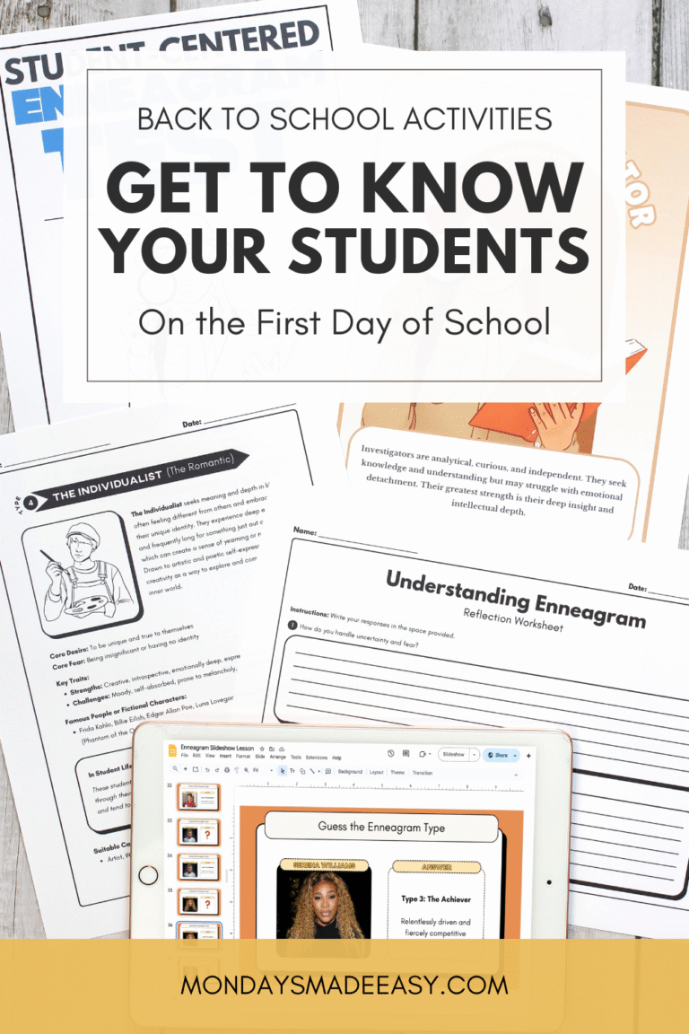 Get to Know Your Students: Five Activities for the First Day