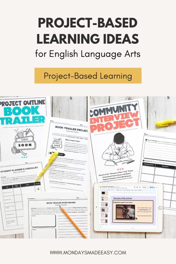 7 Fun Project-Based Learning Ideas and Examples for the ELA Classroom