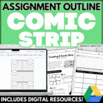Comic Strip Assignment - Templates, Instructions & Rubric
