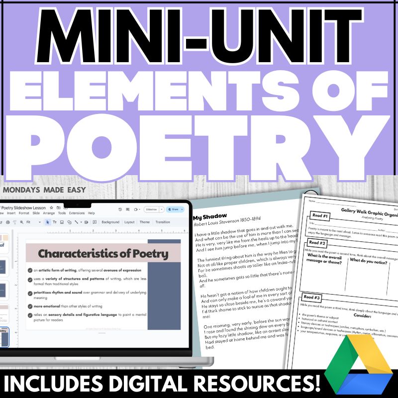 Foundations of Poetry Toolbox · Mondays Made Easy