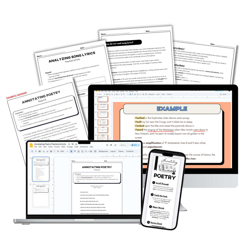 Foundations of Poetry Toolbox · Mondays Made Easy