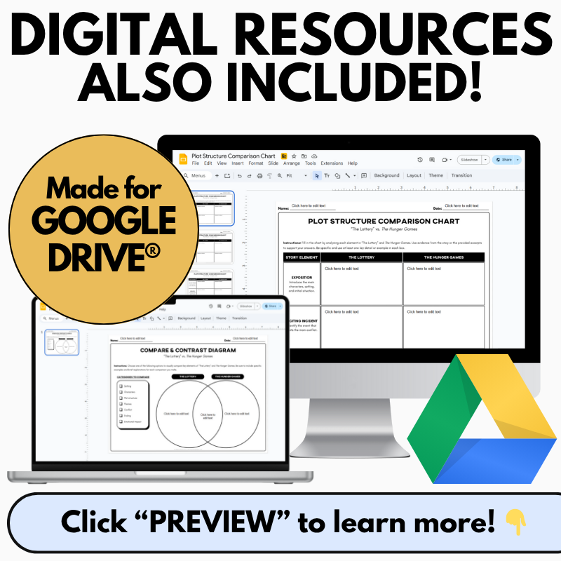 Compare and Contrast Assignment for The Lottery & Hunger Games
