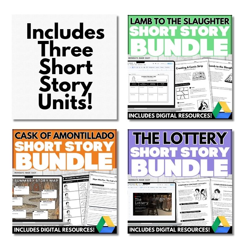 Halloween Short Stories Bundle | Spooky ELA Lessons