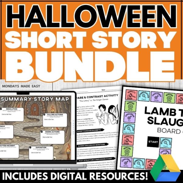 Halloween Short Stories Bundle | Spooky ELA Lessons