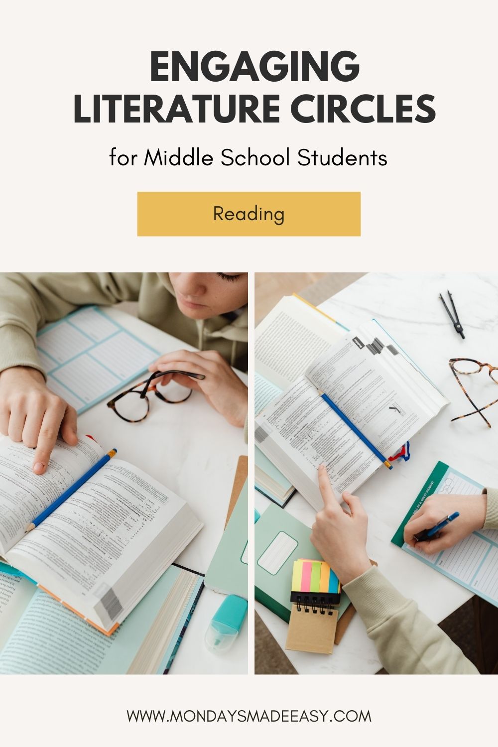 Engaging Literature Circles for Middle School: A Complete Guide to ...