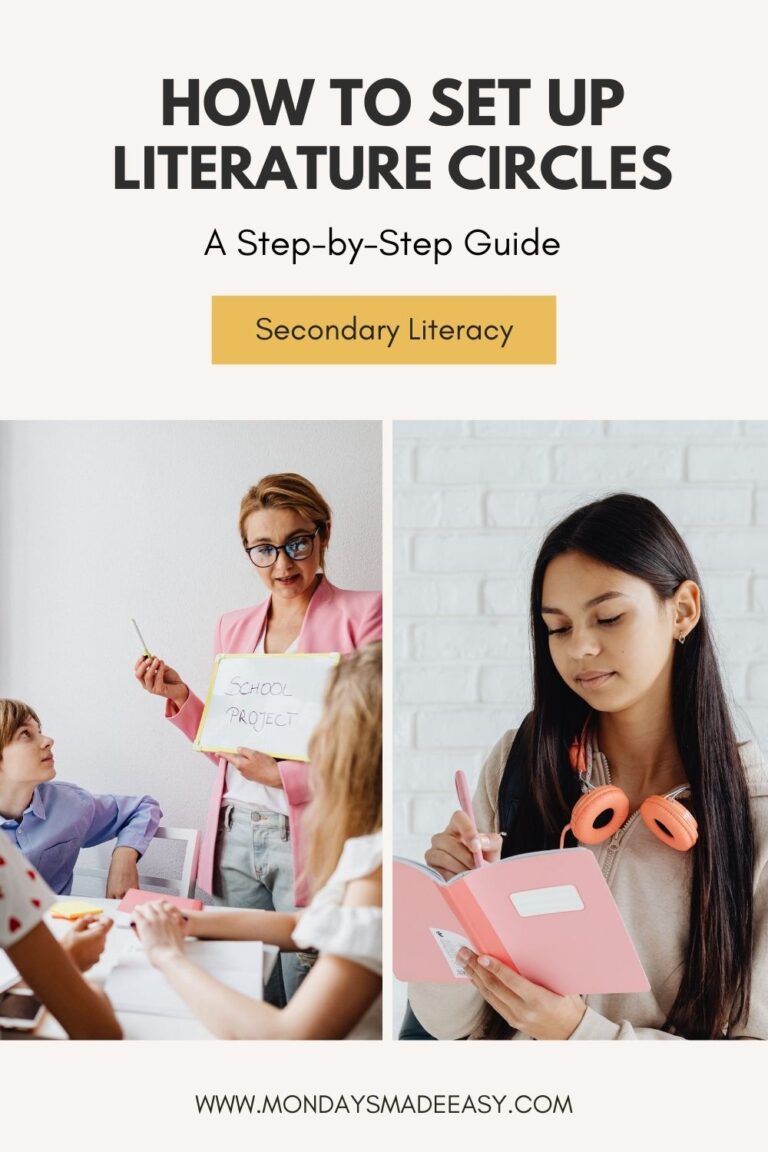 How to Run Literature Circles in the Classroom (Step-by-Step Guide for ...